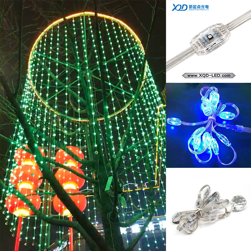 Full Color RGB 3D Pixel LED Crystal Lamp Interactive For Decoration